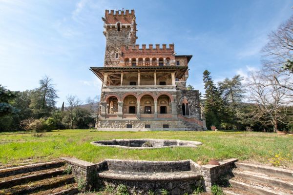 Villa Coppedé neo-medieval castle, Bucine, Arezzo - Tuscany